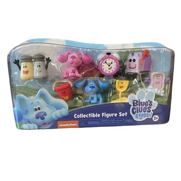 Nickelodeon | Toys | New In Box Blues Clues Collectible Figure Set 8 ...